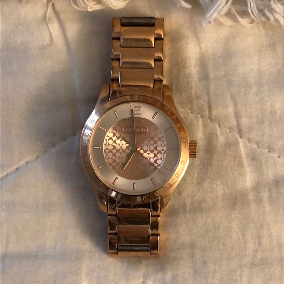 Coach | Jewelry | Coach Rose Gold Watch | Poshmark